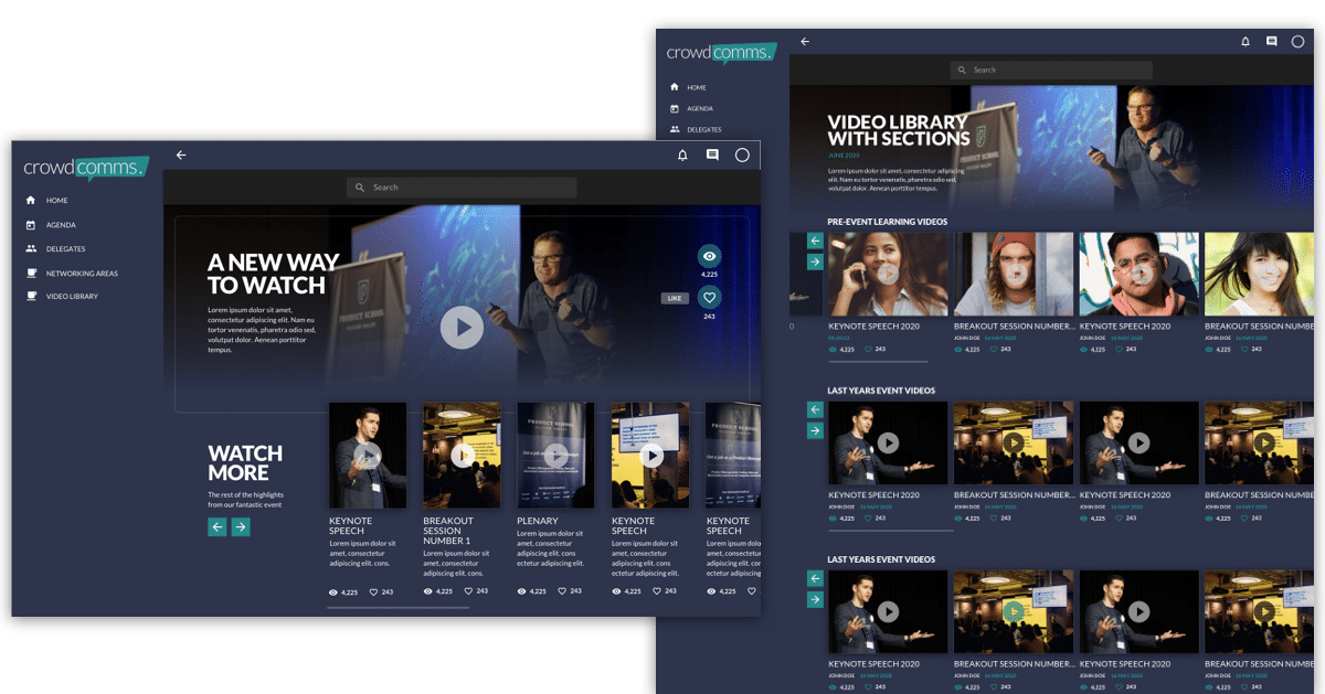 New Video On Demand Streaming Video - CrowdComms