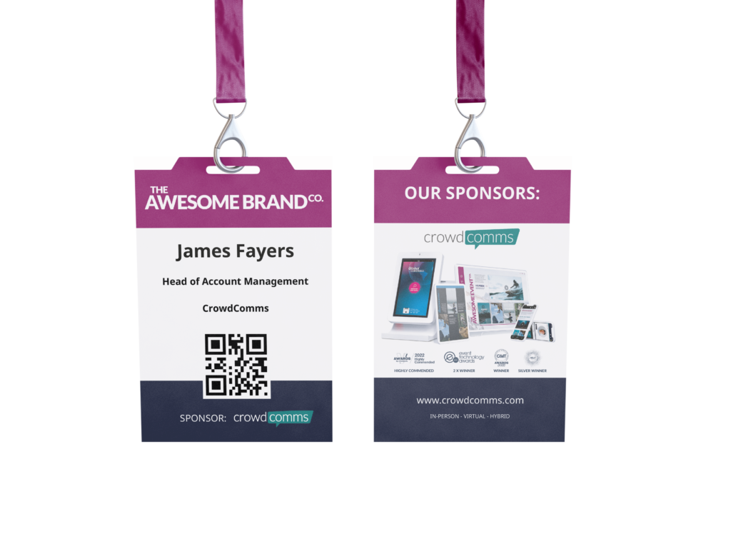 10 Ways to Personalise your Event Badge - CrowdComms