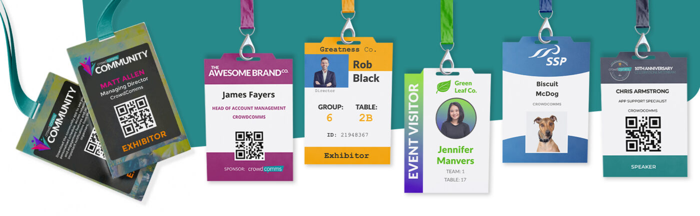 10 Ways to Personalise your Event Badge - CrowdComms
