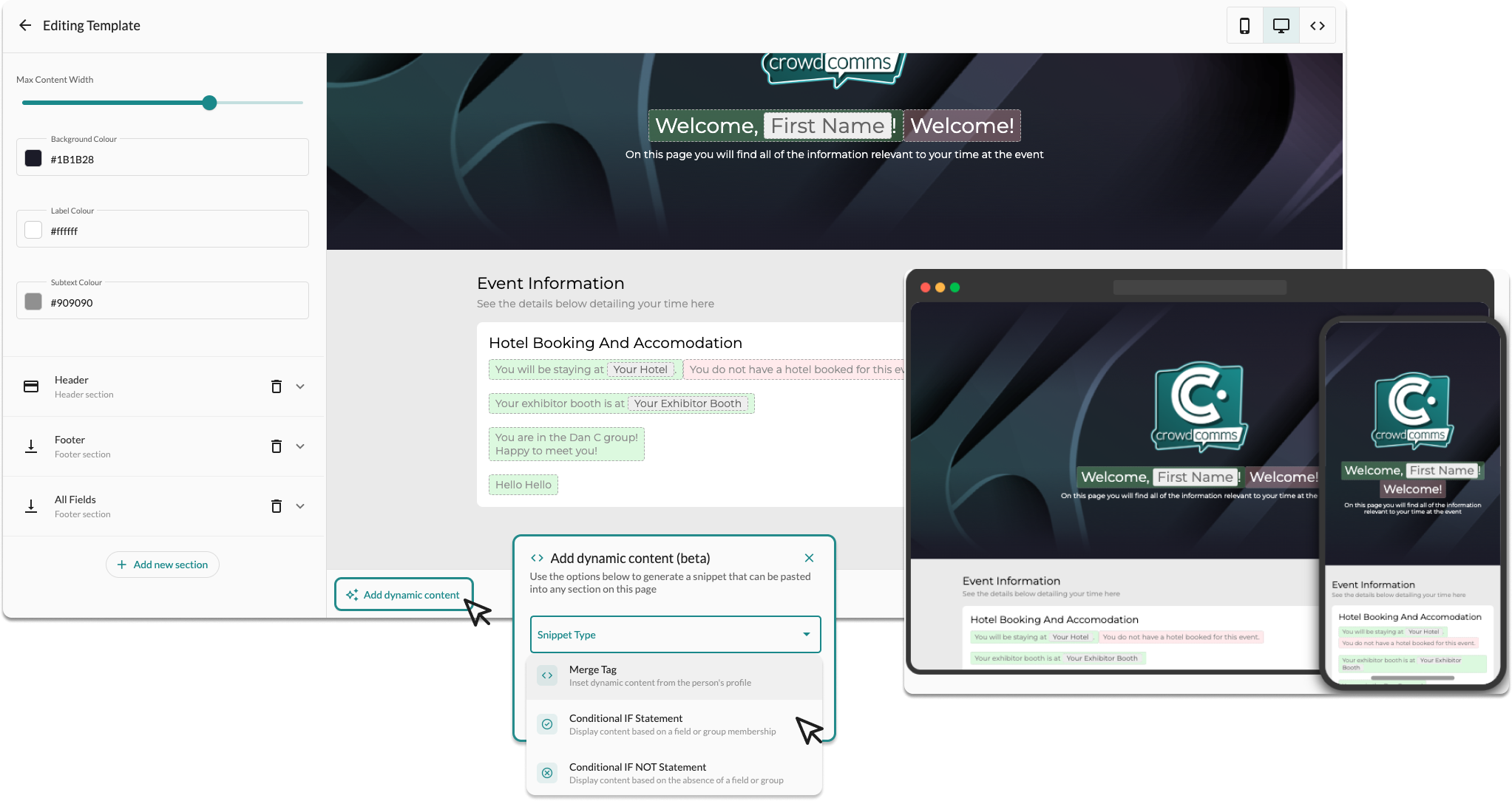 4.27 Interpolation and Conditional Content Display for CMS Users ...