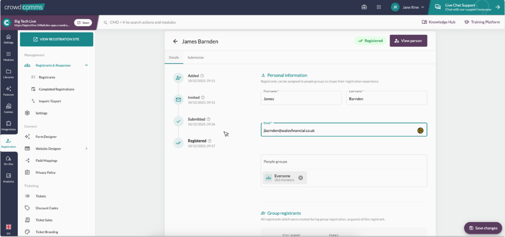 Inviting Your Audience - CrowdComms